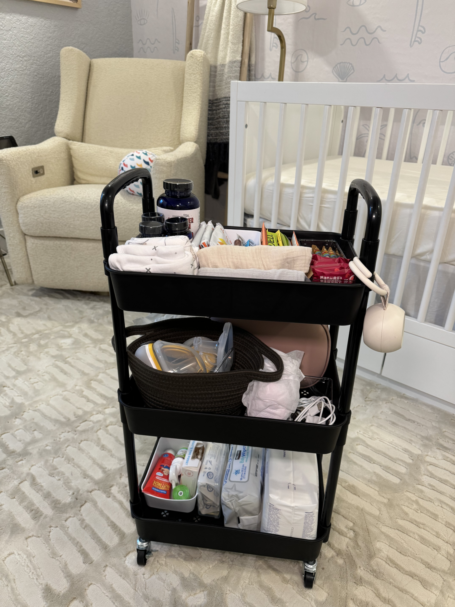 The Best Diaper and Nursing Cart Essentials - King's Mom